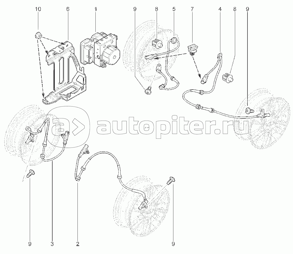 379010. ГИДРОАГРЕГАТ И ДАТЧИКИ АВS LADA Vesta SW — купить, цены в ...